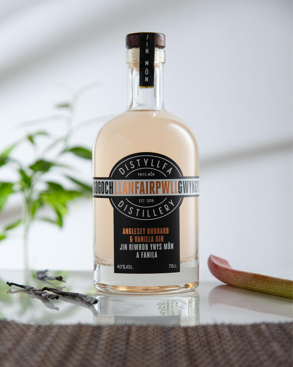 Anglesey Rhubarb & Vanilla Gin | Welsh Fruit-Infused Gin – Llanfairpwll ...